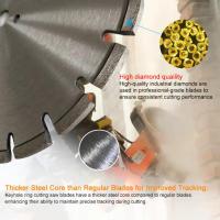 China Laser Welded Diamond Loop Saw Blade 300-450mm for Concrete Reinforced Concrete Cutting for sale