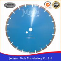 China 10 Inch Laser Welded Concrete Diamond Blade 250mm Hexagon Hole for Pavement Grooving for sale