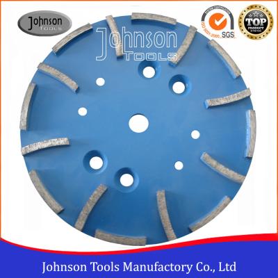 China 200mm Diamond Grinding Disc for Concrete Floor 16 Teeth Long Life for sale