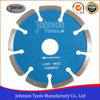 China 115mm Laser Diamond Concrete Saw Blade 2.2mm Segment for Angle Grinder Dry Cutting for sale