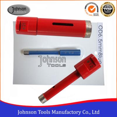 China Small Diamond Core Drill Bits for Stone OD 6.5-25mm Silver Welded M14 or 5/8-11 Thread for sale