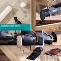 China 5 Piece Oscillating Tool Blades Kit for Wood with Nails Fast Cut 3.81 Inch Flush Cut and Rigid Scraper for sale