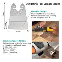China 5 Piece Oscillating Tool Blades Kit for Wood with Nails Fast Cut 3.81 Inch Flush Cut and Rigid Scraper for sale