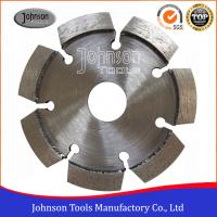 China 105mm Laser Welded Tuck Point Diamond Blade 6.4x10mm Segment 22.23mm Arbor Crack Chaser for sale