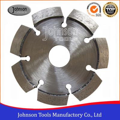 China 105mm Laser Welded Tuck Point Diamond Blade 6.4x10mm Segment 22.23mm Arbor Crack Chaser for sale