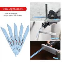 China 6 Inch Bi-Metal Reciprocating Saw Blade Set 18TPI for Metal Cutting Pipe Sheet Metal Rebar for sale