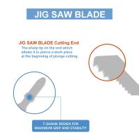 China 25 Piece Professional Jigsaw Saw Blades Set for Drywall Wood and Metal Cutting 75mm 100mm for sale