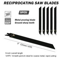China 5 Pack 9 Inch 14TPI Bi-Metal Reciprocating Saw Blades for Heavy Metal Cutting for sale