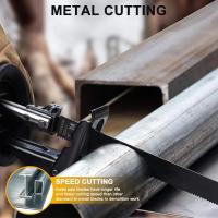 China 5 Pack 9 Inch 14TPI Bi-Metal Reciprocating Saw Blades for Heavy Metal Cutting for sale
