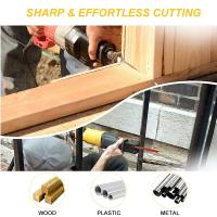 China 10 Piece Bi-Metal Reciprocating Saw Blade Set 6-9 Inch for Wood and Metal Cutting for sale