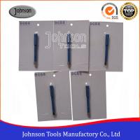 China 8mm Silver Welded Diamond Core Drill Bits With 3 / 8 Inch Shaft for sale
