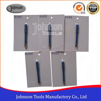 China 8mm Silver Welded Diamond Core Drill Bits With 3 / 8 Inch Shaft for sale