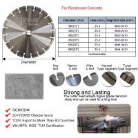 China 14 Inch Diamond Concrete Saw Blade 350mm for Road Construction Cutting 24 Teeth for sale