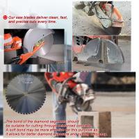 China 14 Inch Diamond Concrete Saw Blade 350mm for Road Construction Cutting 24 Teeth for sale