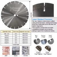 China 105-600mm Diamond Cutting Disc Saw Blade for Granite Concrete Marble Masonry for sale