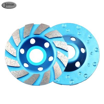 China 4 Inch Diamond Grinding Plate Disc Wheel for Concrete Stone M14 5/8-11 Thread 100mm for sale