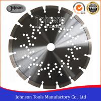 China 9 Inch 230mm Laser Welded Diamond Concrete Saw Blade with Cooling Holes for Angle Grinder for sale