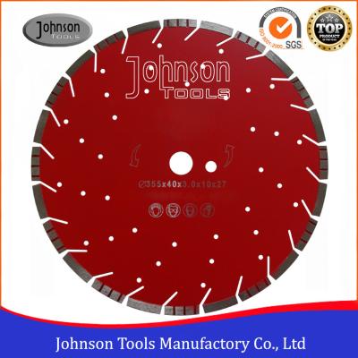 China 350mm Diamond Concrete Saw Blade 14 Inch for Reinforced Concrete Cutting 25.4mm Arbor for sale