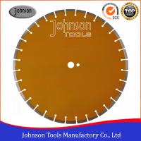 China 450mm Laser Welded Diamond Saw Blade for Reinforced Concrete - 3.6mm Segment Thickness, 10/12/15mm Height Options for sale