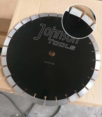 China 430mm Green Diamond Concrete Floor Saw Blade 3.4mm Segment 28 Teeth High HP Heavy Cutting for sale