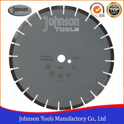 China 350mm Laser Welded Blade With Silent Core For Hard Fired Clay Bricks for sale