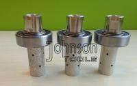 China 25mm Vacuum Brazed Diamond Drum Wheel 50mm Height M14 or 5/8-11 Thread for sale