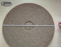China 17 Inch Diamond Sponge Fiber Polishing Pad for Marble Concrete Floor Grit #400 #800 for sale
