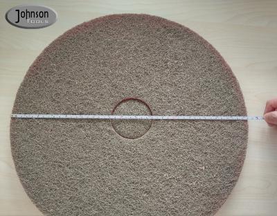 China 17 Inch Diamond Sponge Fiber Polishing Pad for Marble Concrete Floor Grit #400 #800 for sale