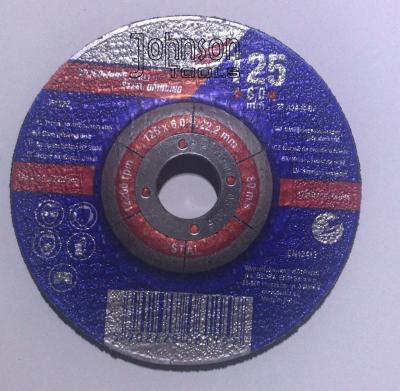 China 100-230mm Abrasive Metal Grinding Disc with Depressed Center - 80m/s Max Speed, Multiple Sizes Available for sale