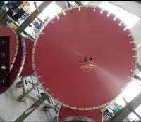China 600mm Laser Welded Diamond Saw Blade for Reinforced Concrete Cutting 42 Teeth for sale