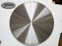 China 24 Inch 600mm Laser Welded Silent Diamond Blade for Brick Cutting No Chipping Long Life for sale