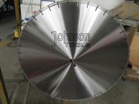 China 600mm Laser Diamond Saw Blade Narrow U Slot for Coral Rock Concrete Cutting 24 Inch 42 Teeth for sale