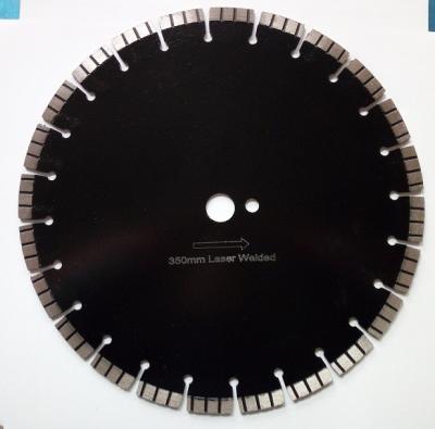 China 14 Inch 350mm Diamond Turbo Saw Blade for Reinforced Concrete Cutting 3.2mm Thickness for sale