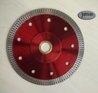 China 125mm Sintered Ceramic Tile Saw Blade Cyclone Mesh Turbo Diamond Blade 22.23mm for sale
