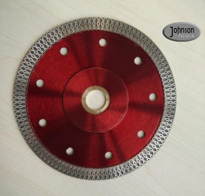 China 125mm Sintered Ceramic Tile Saw Blade Cyclone Mesh Turbo Diamond Blade 22.23mm for sale