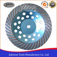 China 7 Inch 180mm Turbo Cup Wheel Diamond Grinding Disc for Concrete Stone 22.23mm for sale