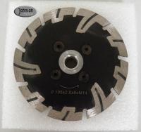 China GU Turbo Diamond Stone Cutting Blades 105-230mm for Hard Granite with 2-2.6mm Segment Thickness for sale