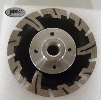 China GU Turbo Diamond Stone Cutting Blades 105-230mm for Hard Granite with 2-2.6mm Segment Thickness for sale