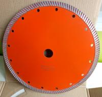 China 230mm Continuous Turbo Diamond Saw Blade for Concrete Cutting 22.23mm Bore for sale