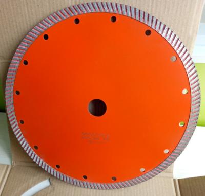 China 230mm Continuous Turbo Diamond Saw Blade for Concrete Cutting 22.23mm Bore for sale