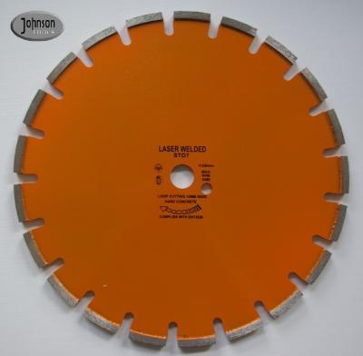 China 350mm Diamond Concrete Saw Blade Laser Loop Asphalt Cutting 40mm Segment 22.23mm Arbor for sale