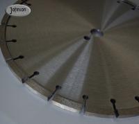 China 350mm Diamond Concrete Saw Blade Laser Loop Asphalt Cutting 40mm Segment 22.23mm Arbor for sale
