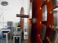 China 350mm Diamond Concrete Saw Blade Laser Loop Asphalt Cutting 40mm Segment 22.23mm Arbor for sale