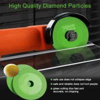 China 4 Inch Diamond Saw Blade for Glass Cutting Ultra Thin 1mm Disc for 100 Angle Grinder for sale