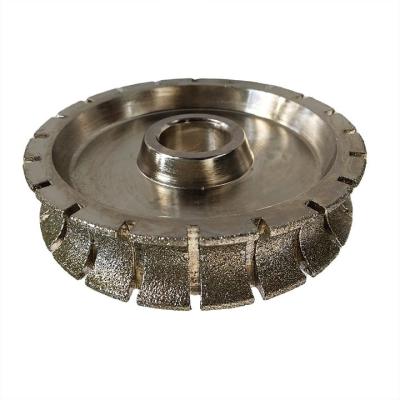 China Electroplated Diamond Profile Grinding Wheel 140mm Grit 40/45 for Granite for sale