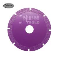 China 4 Inch Vacuum Brazed Diamond Marble Cutting Disc 100mm for Ceramic Glass for sale