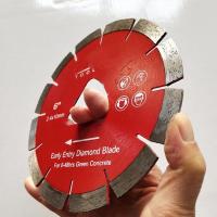 China 6 Inch Early Entry Concrete Diamond Blade for Soff Cut 150mm Green Concrete Saw for sale
