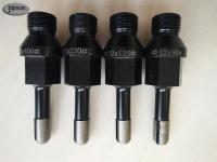 China 12mm Water Situation Diamond Finger Bit with #60-400 Grit for Granite and Marble Drilling for sale