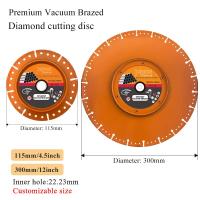 China Vacuum Brazed Diamond Blade for Pipe Cutting 115mm 22.23mm Arbor Pro Cutter for sale