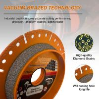 China Vacuum Brazed Diamond Blade for Pipe Cutting 115mm 22.23mm Arbor Pro Cutter for sale